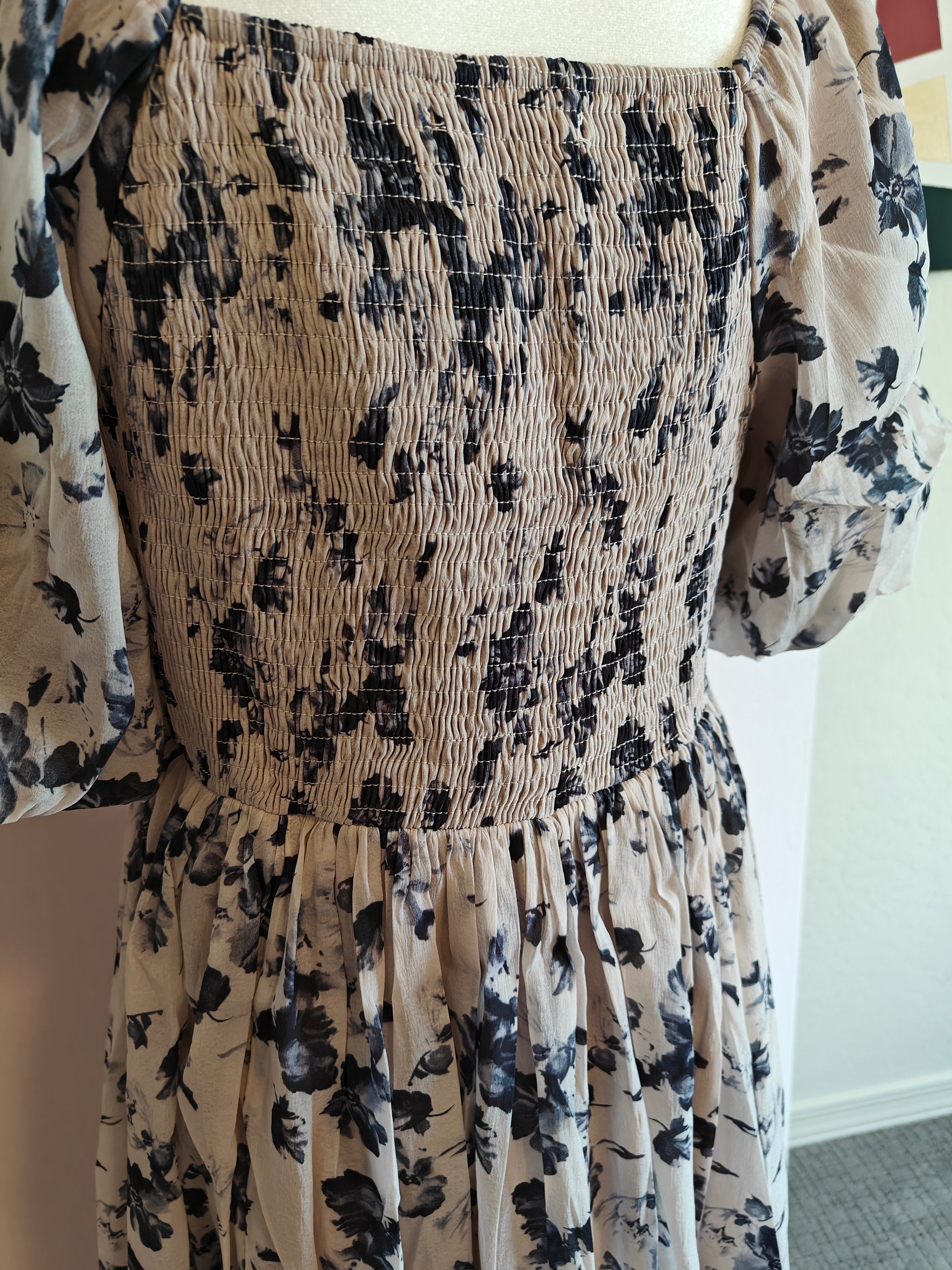 The Ida Pleated Floral Dress – Mae Threads Clothing
